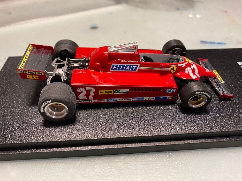 1/43 Tron Kit gebaut Ferrari 126CK Monaco 1981 Villeneneuve (Gebraucht) in Langendorf für CHF 88 ...