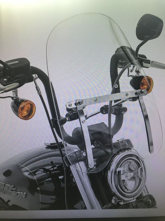 Windschild Craftride CW1 für Chopper Cruiser und Custombike (Neu und ...