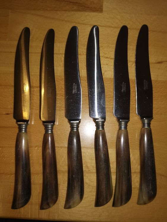 6 Messer mit Horngriff | Kaufen auf Ricardo