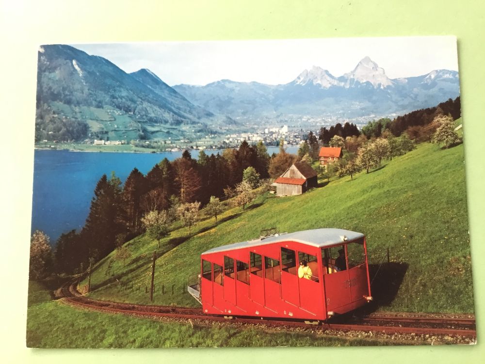 AK Standseilbahn Seilbahn Treib Seelisberg | Kaufen auf Ricardo