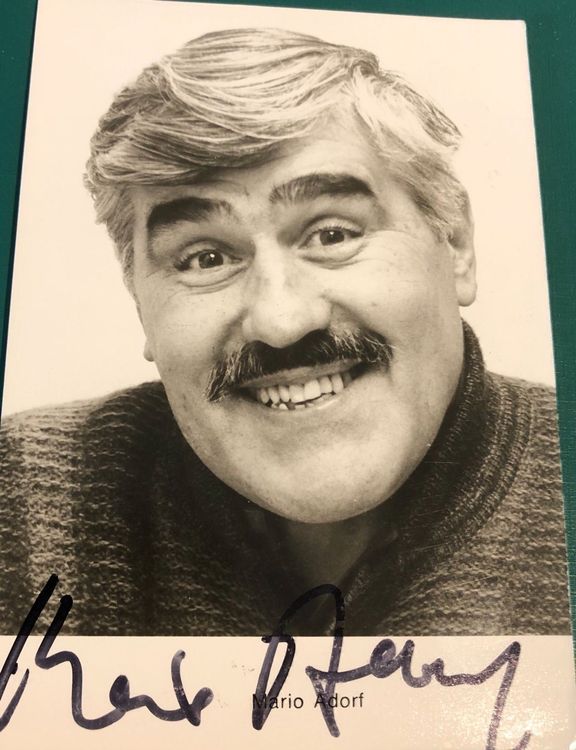 Mario Adorf - original Autogramm | Kaufen auf Ricardo