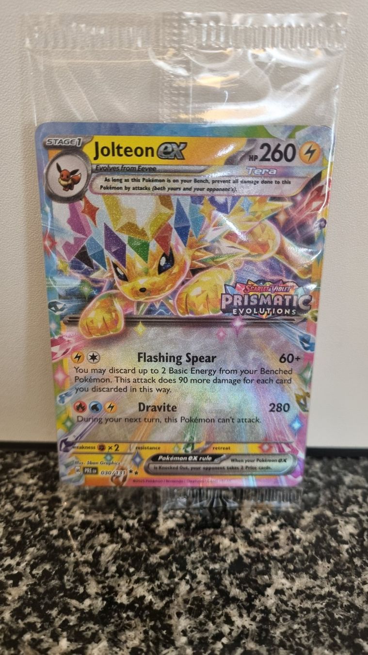 Jolteon ex (Sealed, Prismatic Stamp) 🇺🇸 - 30 - Prismatic E (Gebraucht ...