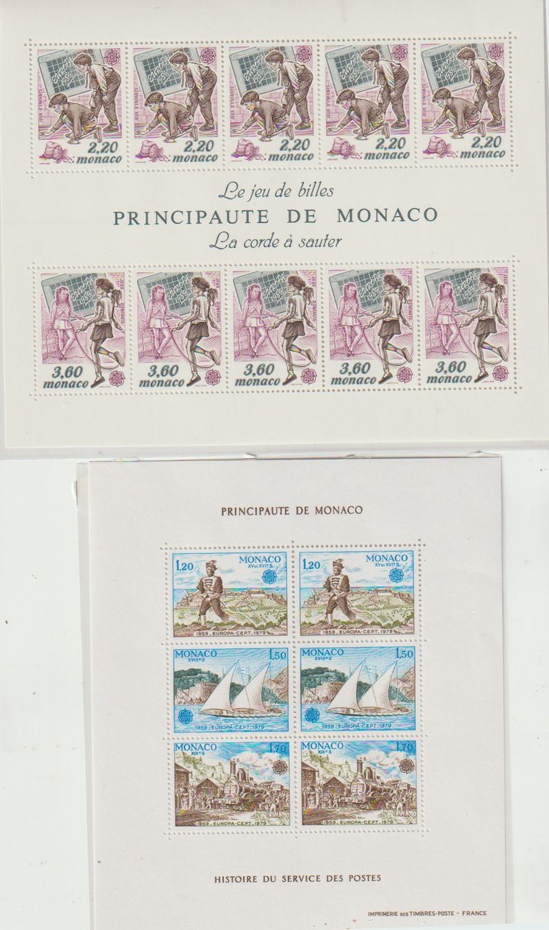 Monaco - Lot de timbres variés - Thèmes et années divers (Neu und ...