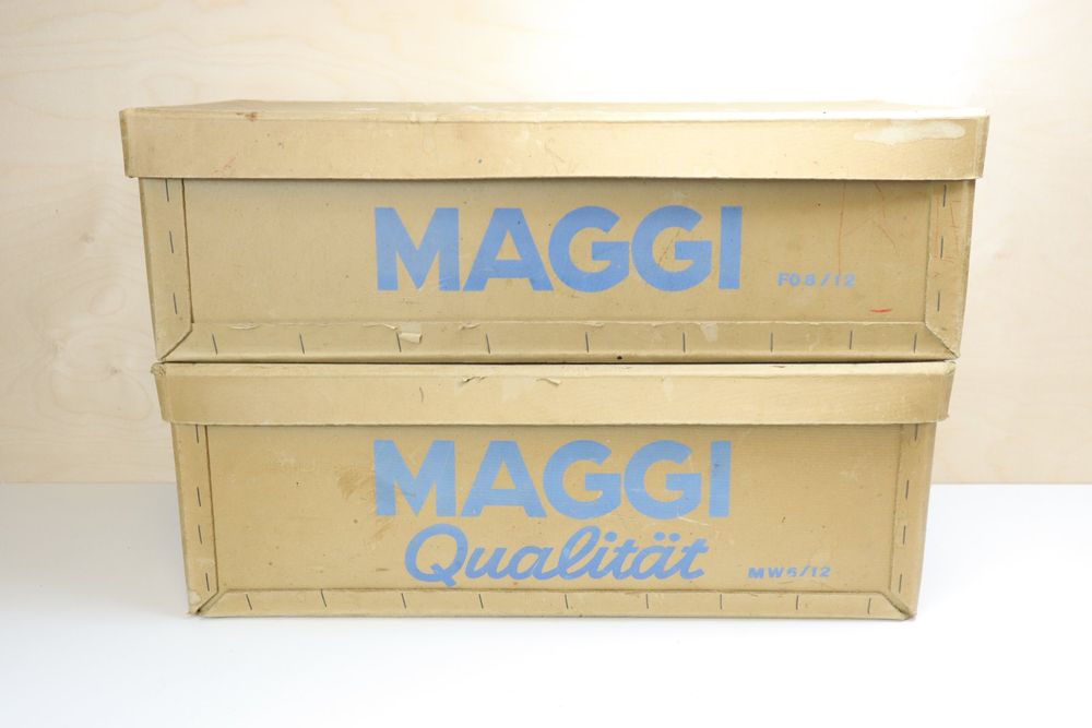 2 x Antike Maggi Kartonbox - ca. 1940er/1950er Jahre (Gebraucht) in ...