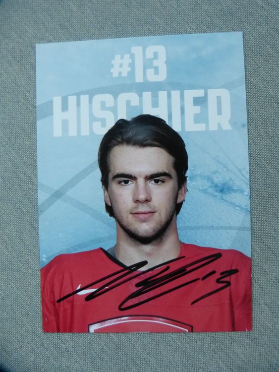 Autogrammkarte Nico Hischier (Gebraucht) in Schmerikon für CHF 5 – mit ...