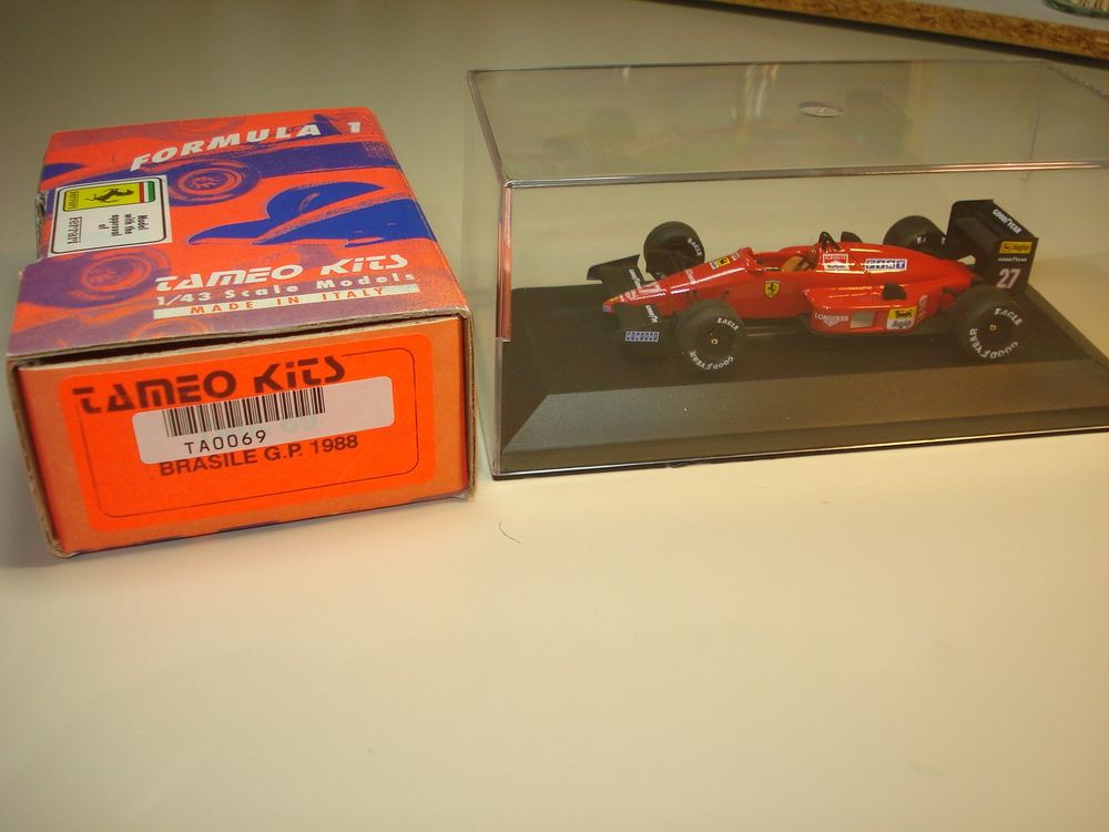Ferrari F1 87/88c Alboreto 1988 1/43 gebauter Bausatz Tameo (Gebraucht ...