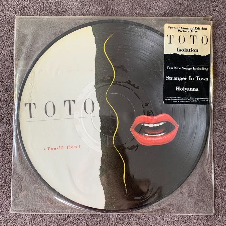 TOTO „Isolation“ VINYL LP PICTURE DISC STEVE LUKATHER (Gebraucht) in ...