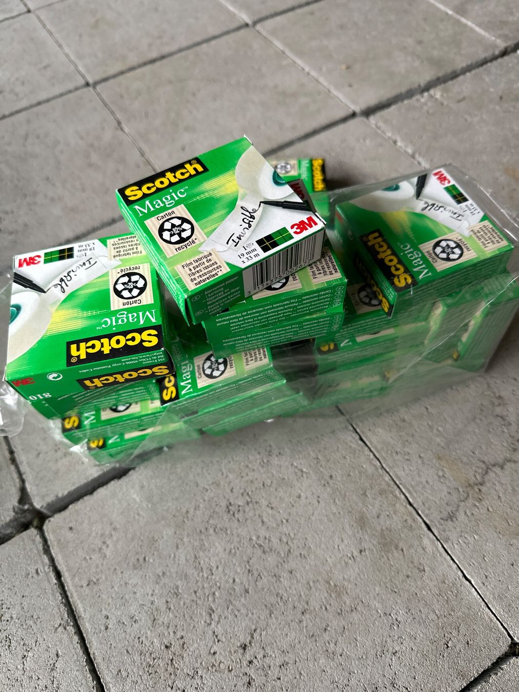 3M Scotch Magic Tape transparent 19mm x 33m 20Stk (Neu und ...