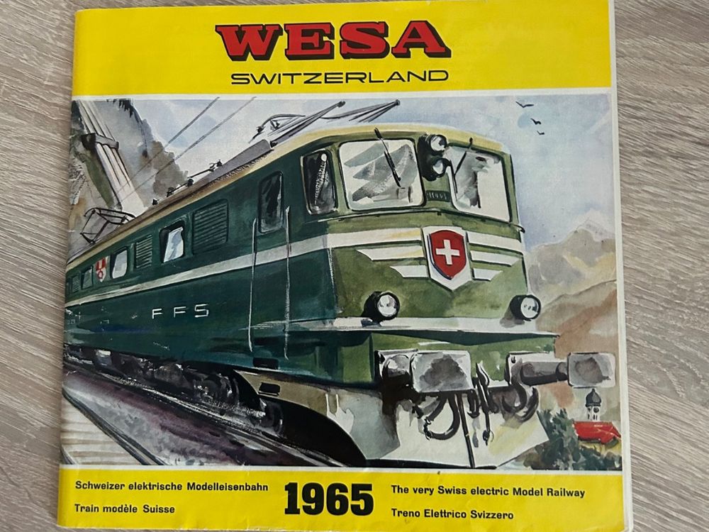 WESA Katalog Schweizer elektrische Modelleisenbahn 1965 (Gebraucht) in ...