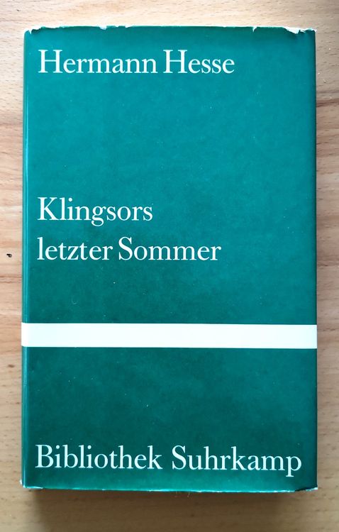 Hermann Hesse - Klingsors Letzter Sommer (Gebraucht) in Balterswil für ...