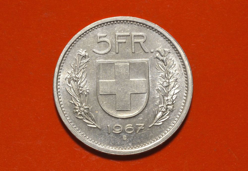 5 Franken 1967 mit 3 sterne vor Gesicht (Gebraucht) in Oberglatt ZH für CHF 95 – mit Lieferung ...