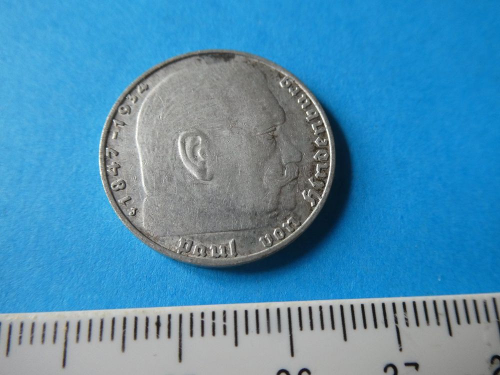 Dt. Reich 1937 J, 2 Reichsmark - Silber (Gebraucht) in Hinterforst für CHF 7 – mit Lieferung auf ...