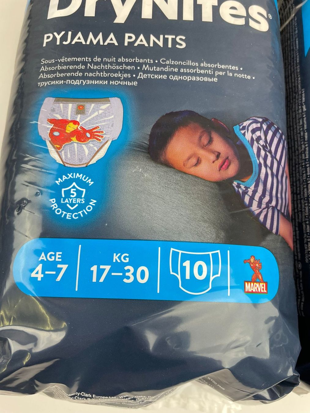 2x Nachtwindeln DryNites Boy 4-7 Jahre Grösse M (Neu und ...