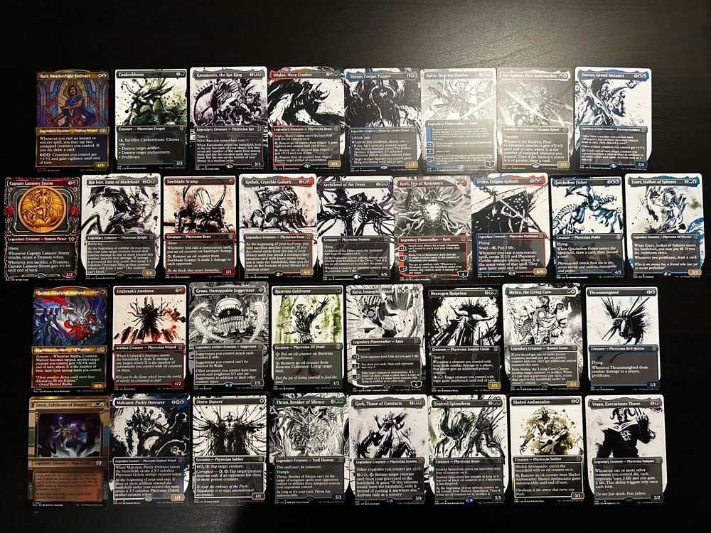 33 Variant cards from Phyrexia and MOTM (Neu (gemäss Beschreibung)) in ...