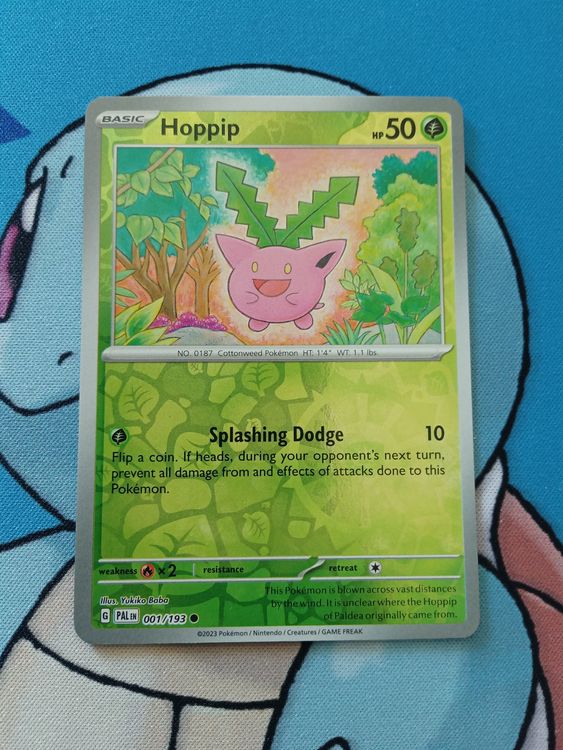 Hoppip 001 - Paldea Evolved Hoppspross Reverse Holo | Kaufen auf Ricardo