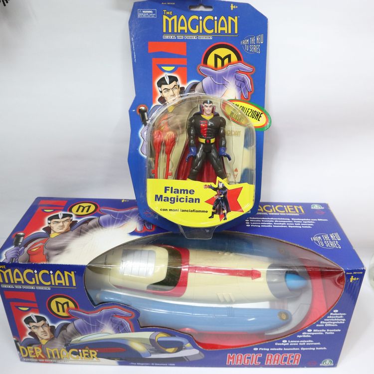 1998 The Magician Magic Racer Space Rocket Rakete + Figur (Neu (gemäss ...