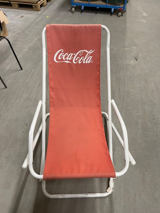 Coca-Cola Relaxliegestuhl klappbar | Kaufen auf Ricardo