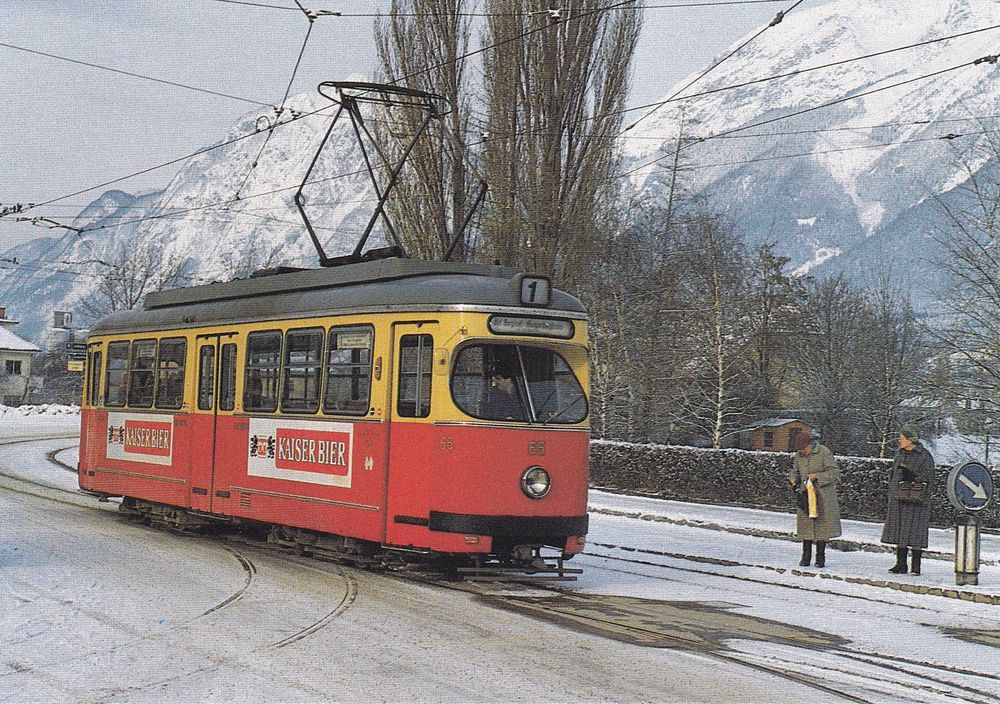 Österreich Innsbruck IVB Tram Strassenbahn Tw 65 (Gebraucht) in Luzern ...