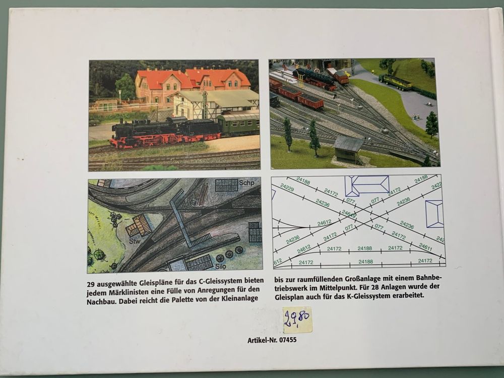 Märklin Gleisplanbuch C-Gleis, 160 Seiten / 50 Gleispläne (Neu (gemäss ...