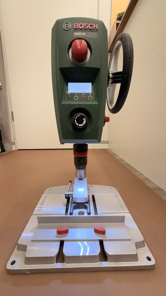 Bosch Tischbohrmaschine Blau