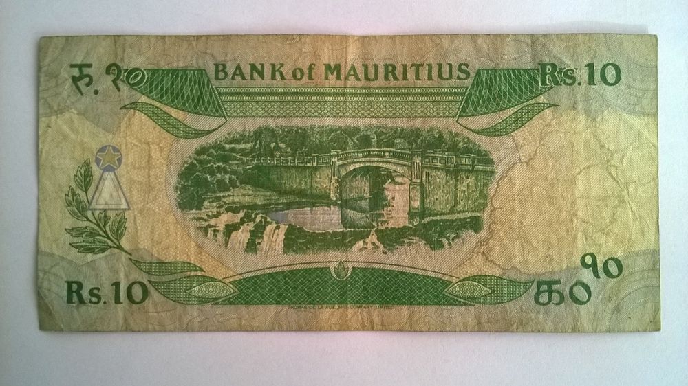Billet banque Ile Maurice 10 Rupees 1985 BE (D'occasion) à ...