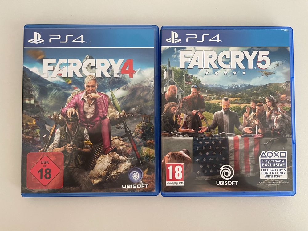 Far Cry 4, Far Cry 5, Sony Playstation 4, PS4, PS5 | Kaufen auf Ricardo