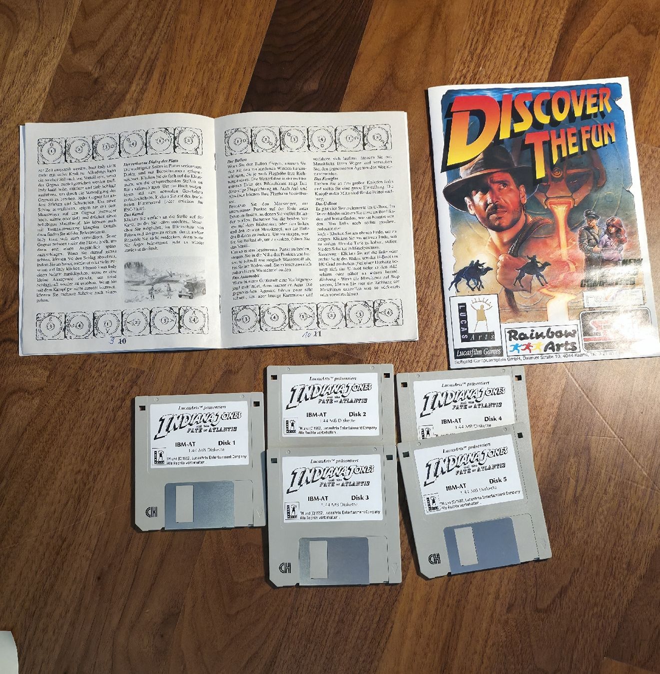 Indiana Jones and the Fate of Atlantis-PC Big Box-komplett (Gebraucht ...