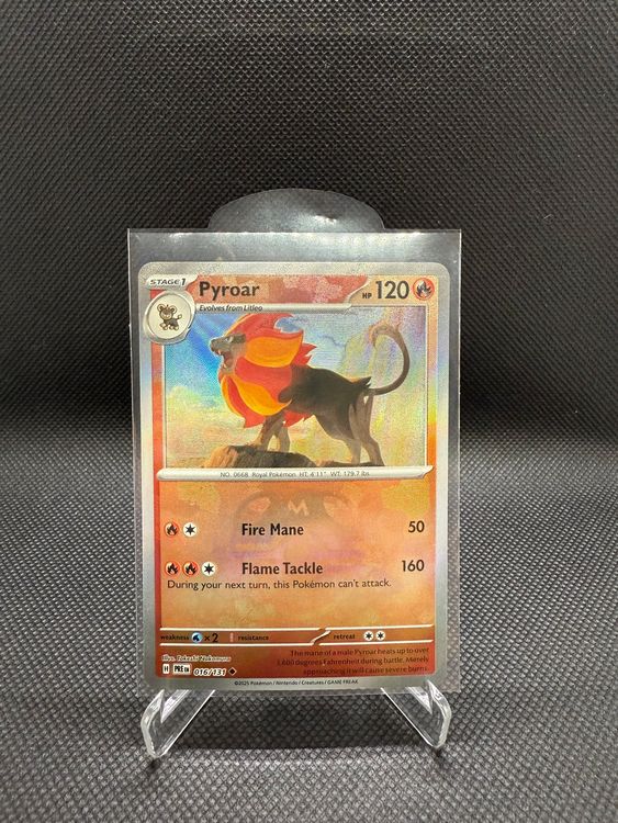 Pokemon Prismatic Evolutions - Pyroar Masterball Holo (Gebraucht) in ...