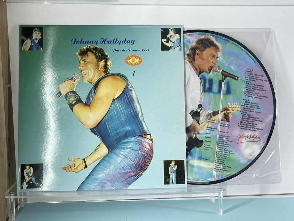 Johnny Hallyday - Picture Disc - Parc des Princes 1993 (Gebraucht) in Evionnaz für CHF 35 – mit ...