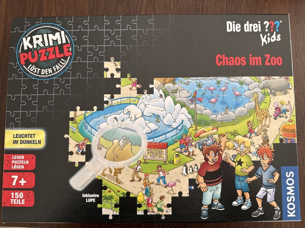 Die drei ??? Kids Puzzle Chaos im Zoo | Kaufen auf Ricardo Die drei ??? Kids Puzzle Chaos im Zoo | Kaufen auf Ricardo