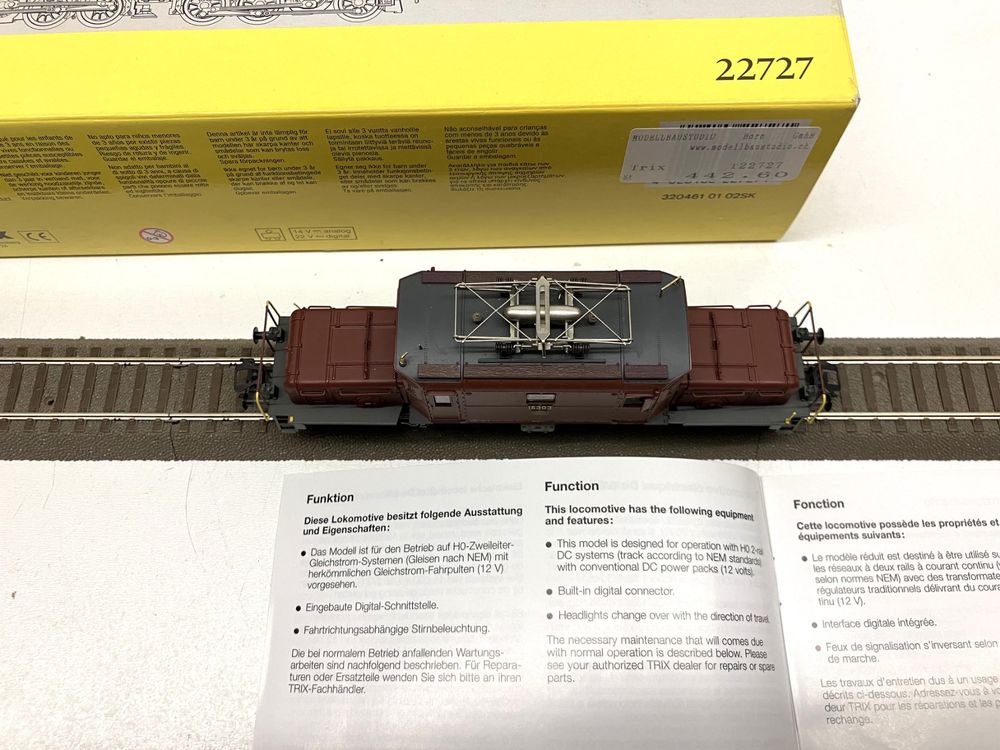 Trix 22727 H0= Schweizer Seetal-Krokodil De 6/6 15303 (Gebraucht) in ...