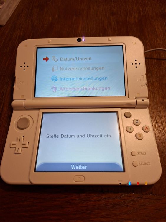 Nintendo 3DS XL, weiss, mit Zubehör + Spielen, guter Zustand (Gebraucht ...
