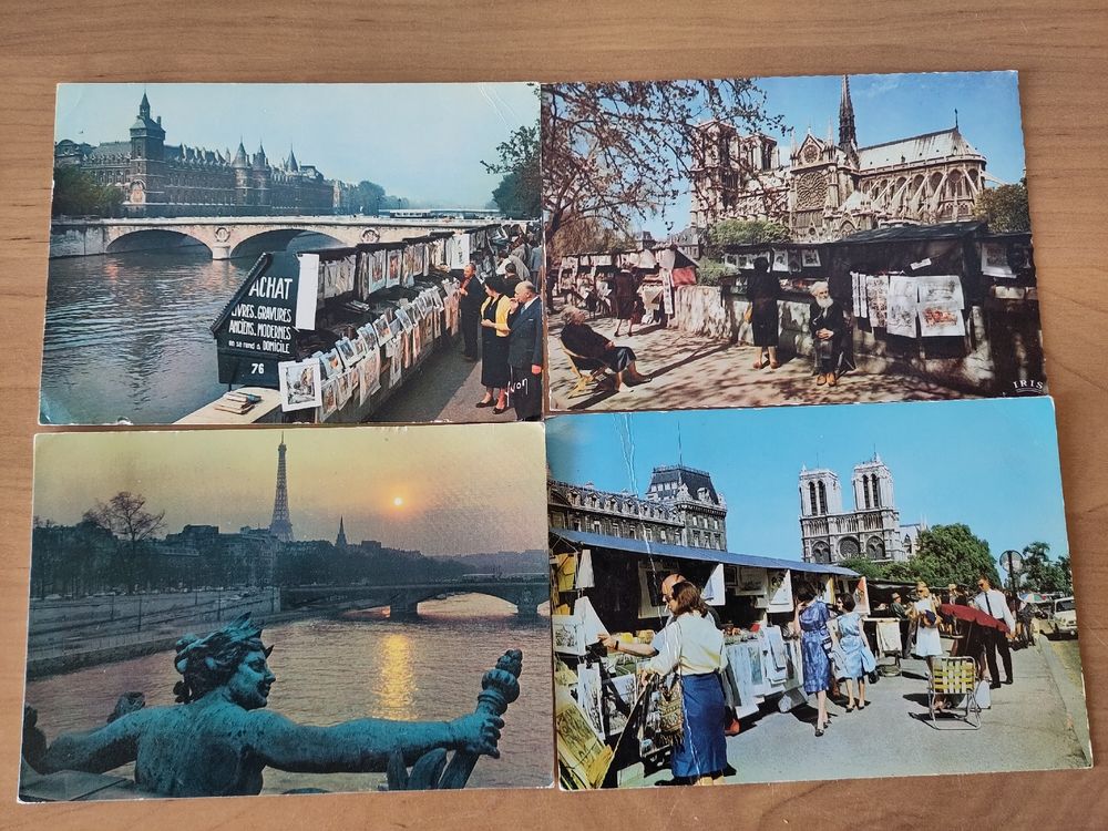 4 Ansichtskarten Postkarte Paris versendet | Kaufen auf Ricardo