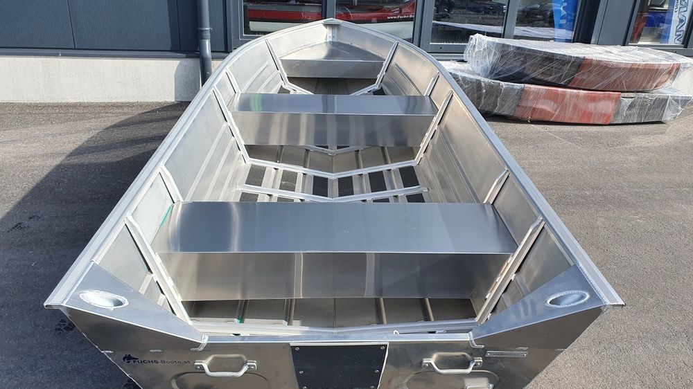 neu 435S Alu Boot Fischerboot Aluminium Angelboot Ruderboot (Neu und ...