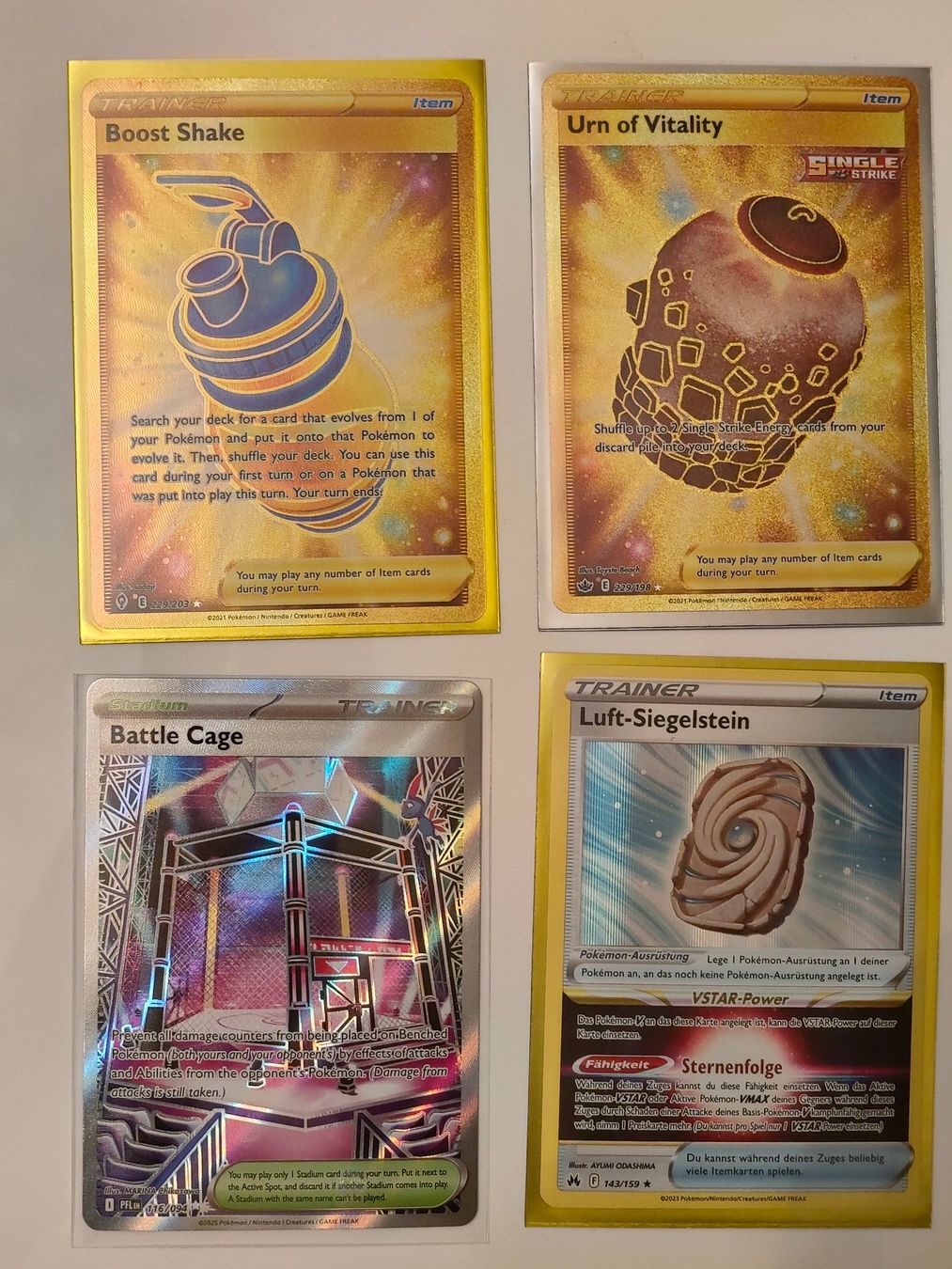 Pokemon Trainer Item Battle Boost Vitality Sammlung Selten (Gebraucht ...