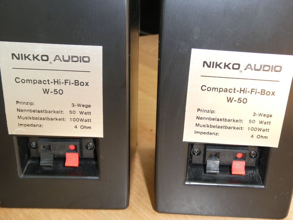 Lautsprecher Boxen Nikko Compact Hi-Fi-Box W-50 (Gebraucht) in ...