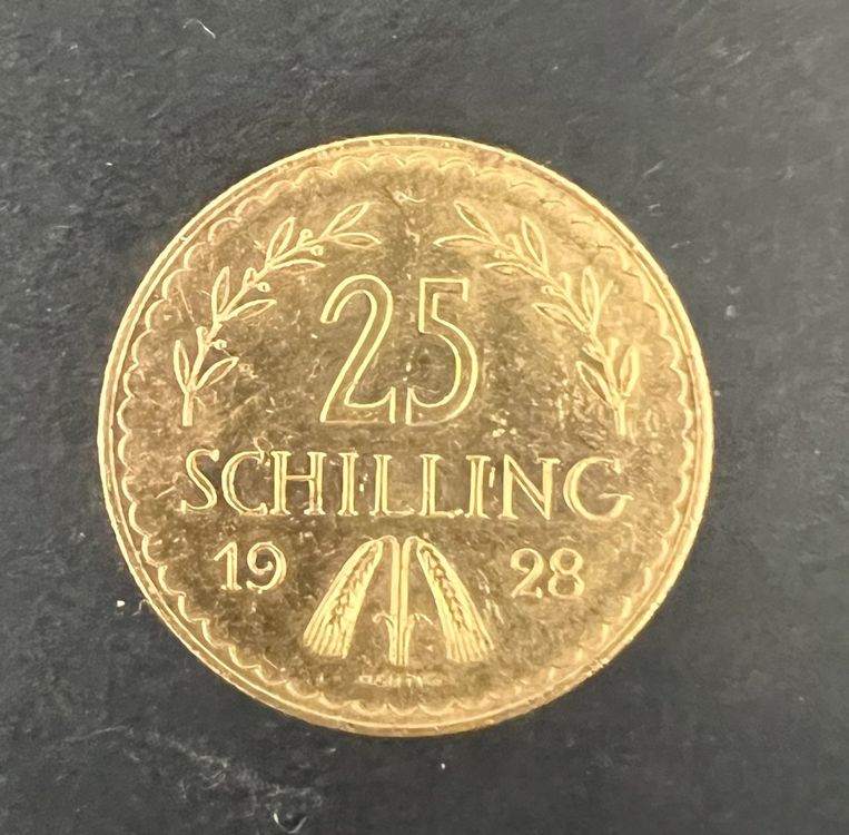 Goldmünze 25 Schilling 1928 (Gebraucht) in Münchwilen TG für CHF 380 ...