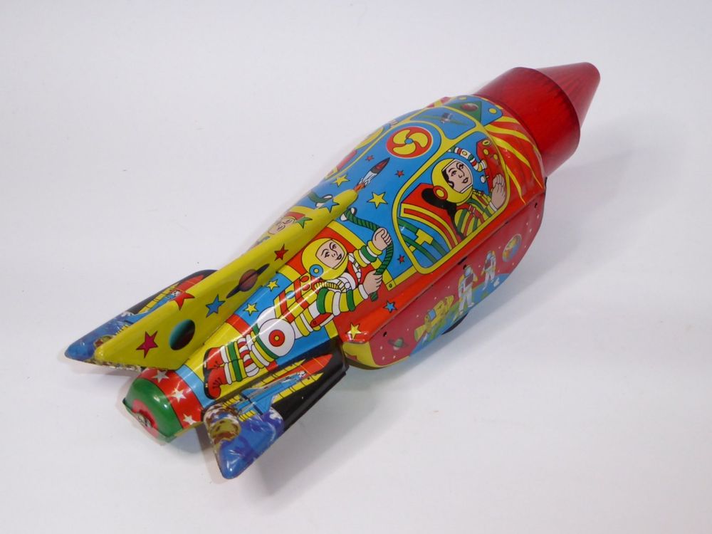 Blech Rakete Space Rocket Schwungradantrieb (Neu (gemäss Beschreibung ...