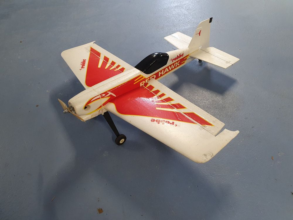 3D Flieger Robbe Red Hawk mit Motor,Regler,Schrauben, Servos (Defekt ...