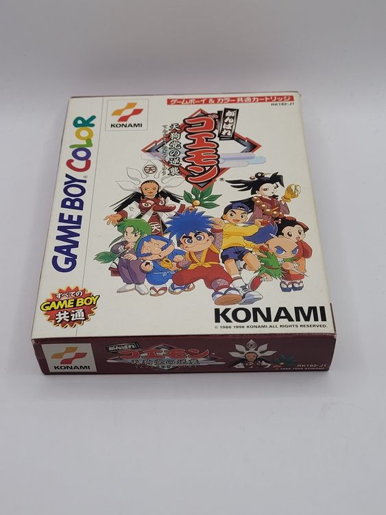 Ganbare Goemon Tengu Gameboy Color OVP Japan GBC (Gebraucht) in ...