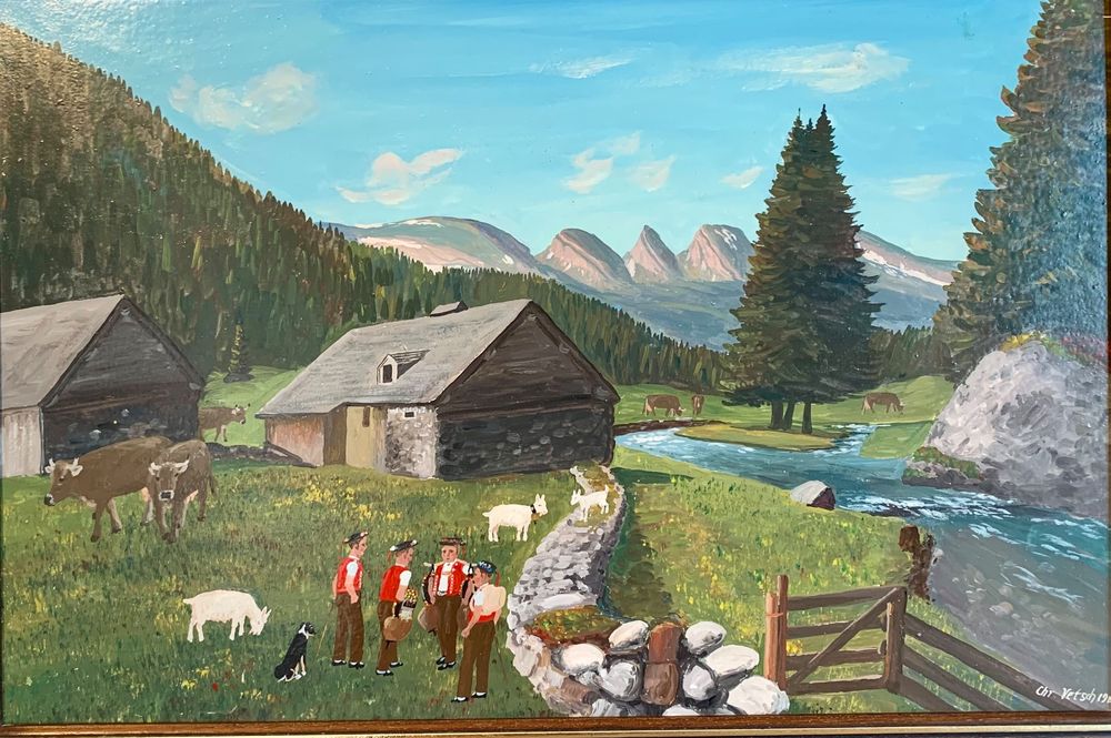 Original CH Christian Vetsch Ölgemälde 1980 (Gebraucht) in Meilen für ...