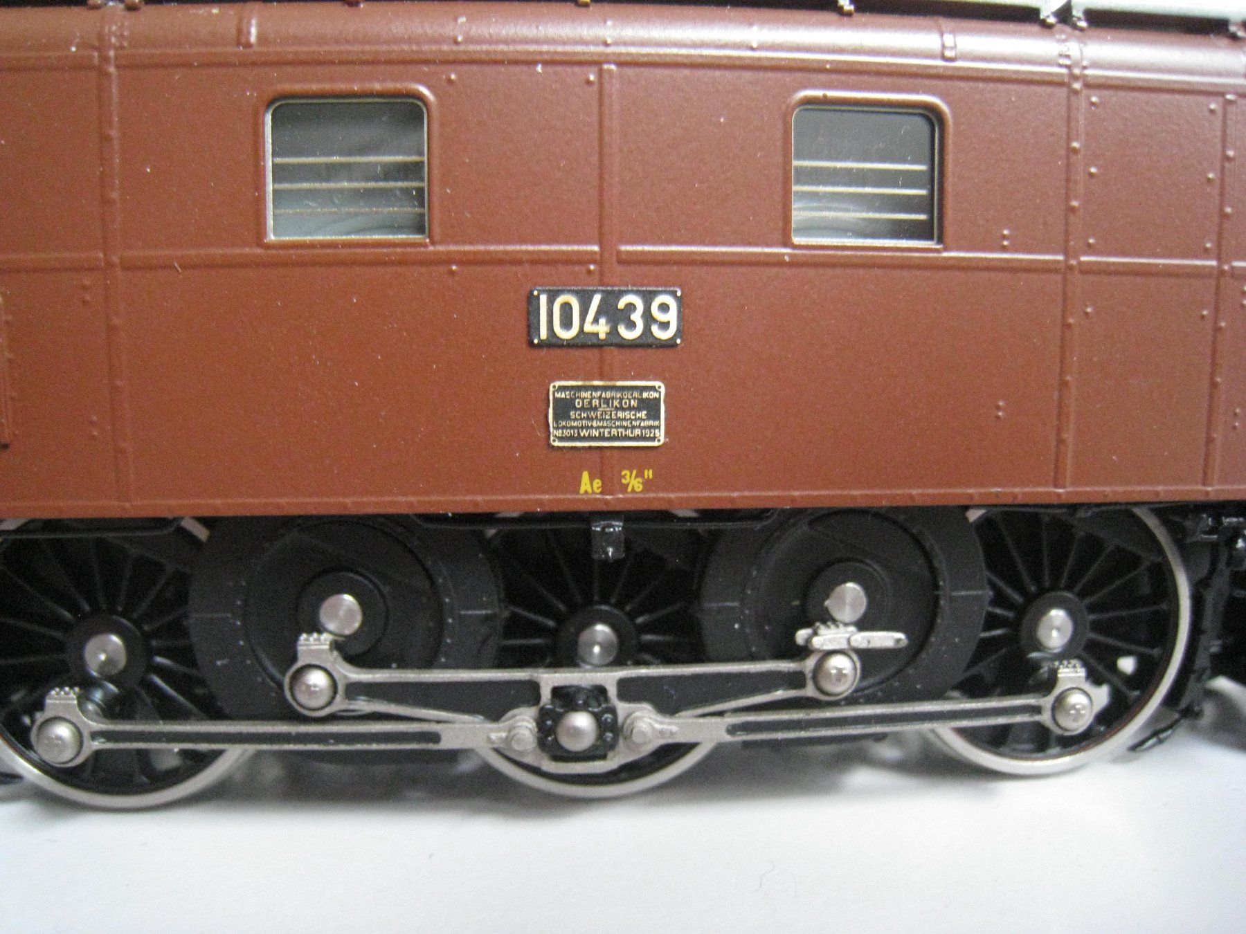 Lemaco Ae 3/6 II 10439, Historische SBB-Lok, HO 96 (D'occasion) à Buchs ...