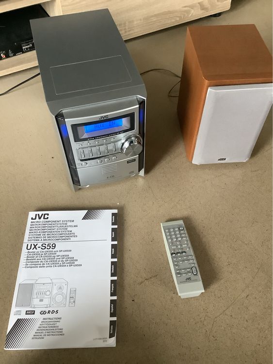 JVC UX-S59 Kompaktanlage mit 5-fach CD-Wechsler (Gebraucht) in Zürich ...