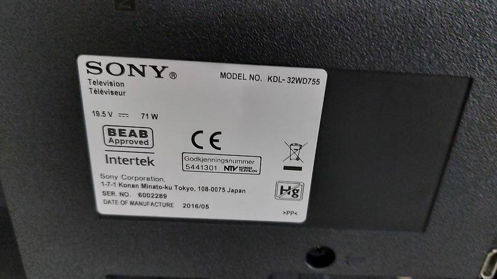Smart TV SONY BRAVIA (Gebraucht) in Kriessern für CHF 100 – nur ...