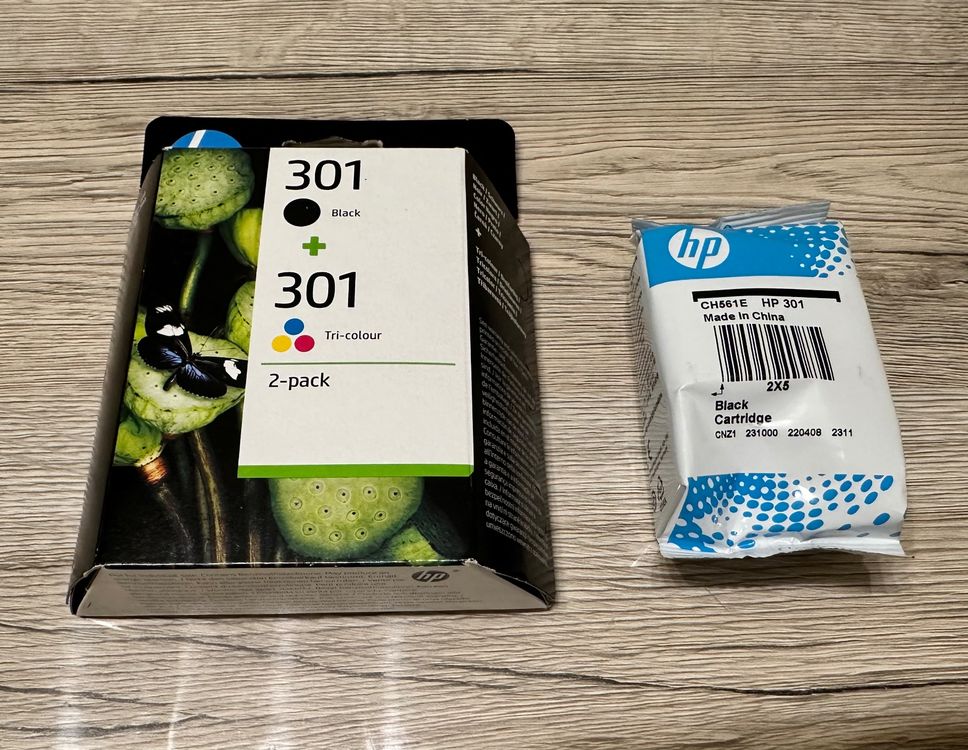 HP 301 Original Druckerpatronen 3-Pack | Kaufen auf Ricardo