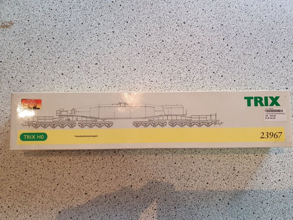 TRIX H0 - Torpedopfannenwagen - 23967 (märklin-kompatibel) (Defekt) in ...