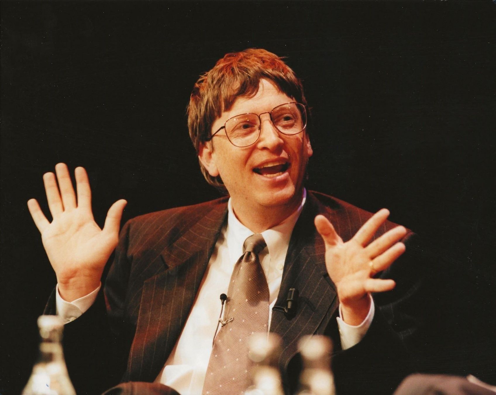 Bill Gates, Gründer von Microsoft, 1995, frühes Foto!!! (Gebraucht) in ...