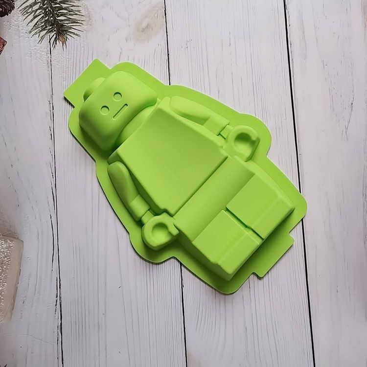 Silikon Lego Backform für Kuchen oder Schokolade (grün) (Neu und ...
