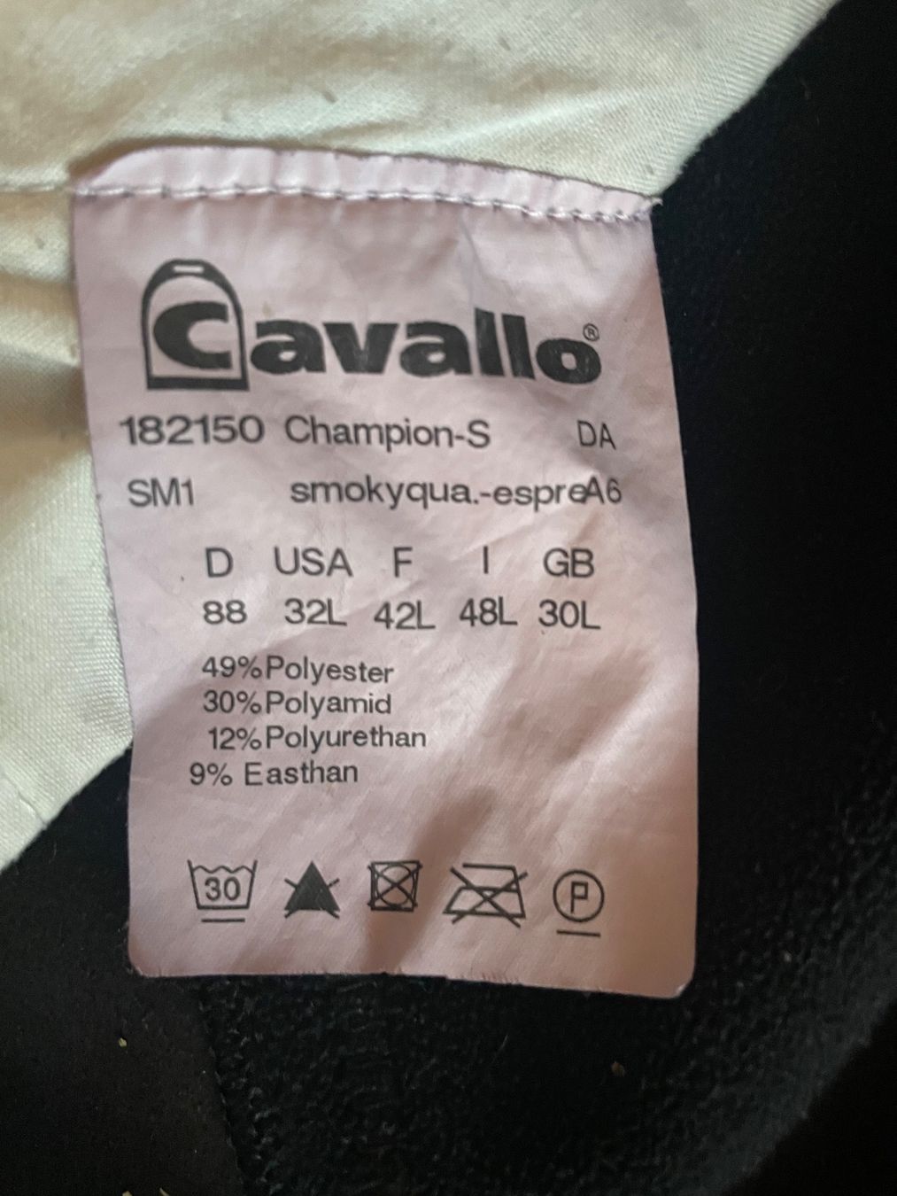 Winterreithose Softshell Cavallo Gr. 88 (44 lang) (Gebraucht) in ...