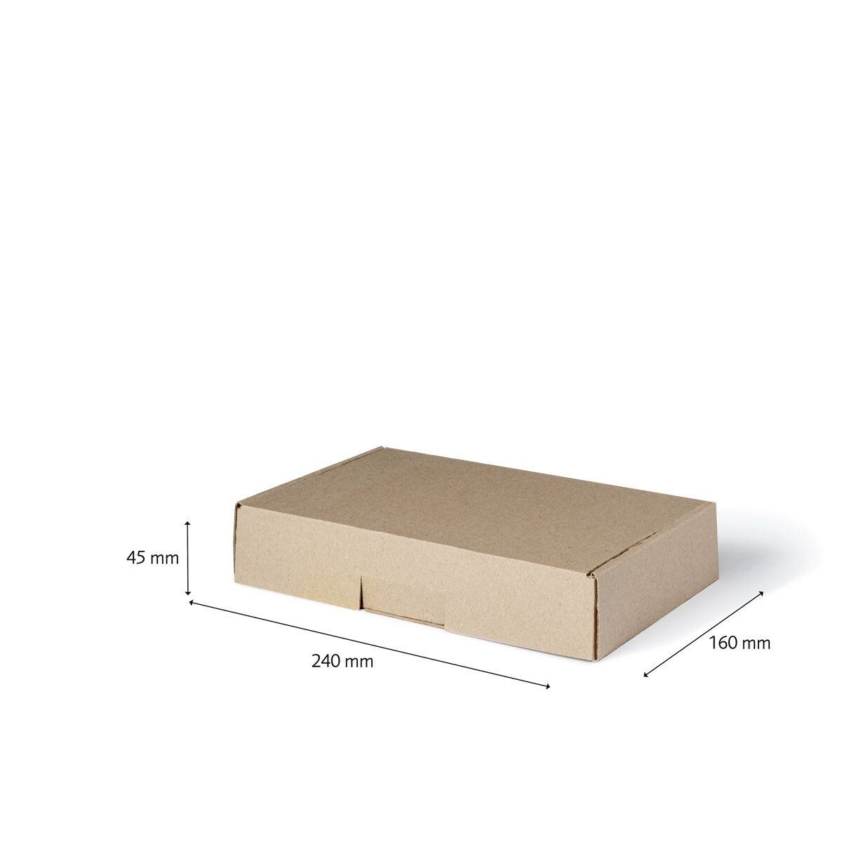 200 Maxibrief-Karton B5 Gr. 24x16x4.5cm für den Postversand (Neu und ...